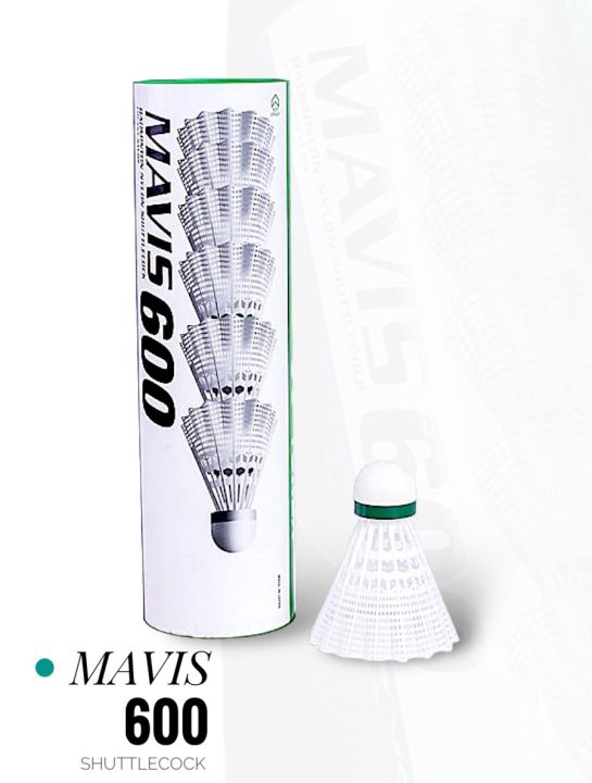 Mavis 600 Nylon Shuttlecock. ( 6 pcs copy ) | Daraz.lk