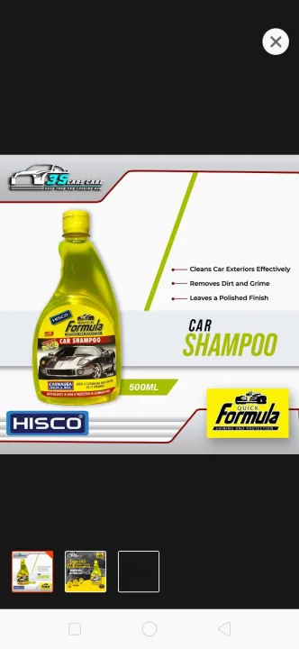 Formula Car shampoo clean car exterior effectively | Daraz.pk