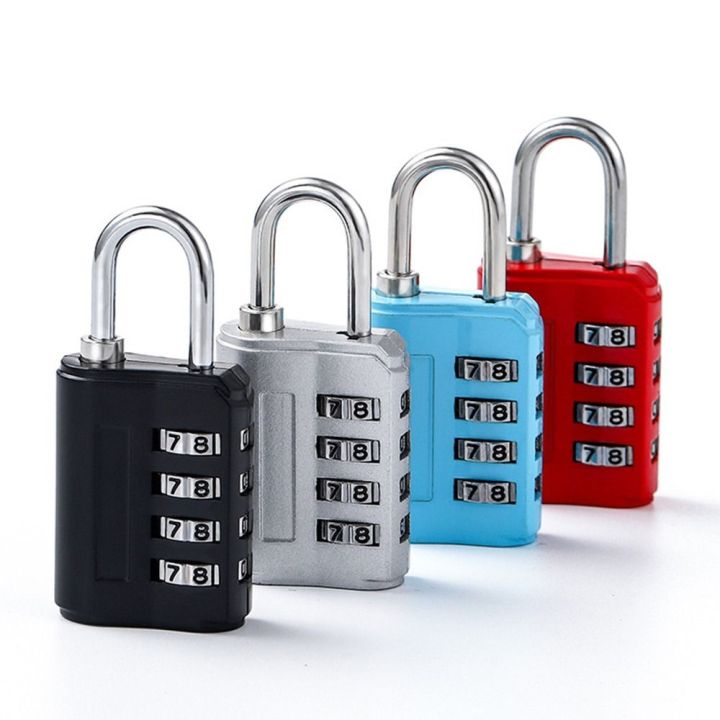 4 Digit Number Combination Pad Lock Padlock Outdoor Waterproof Lock ...