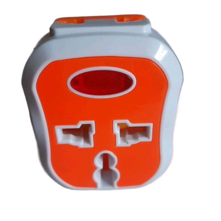 Square 3 Pin Top Wall Multi Plug | Daraz.com.np