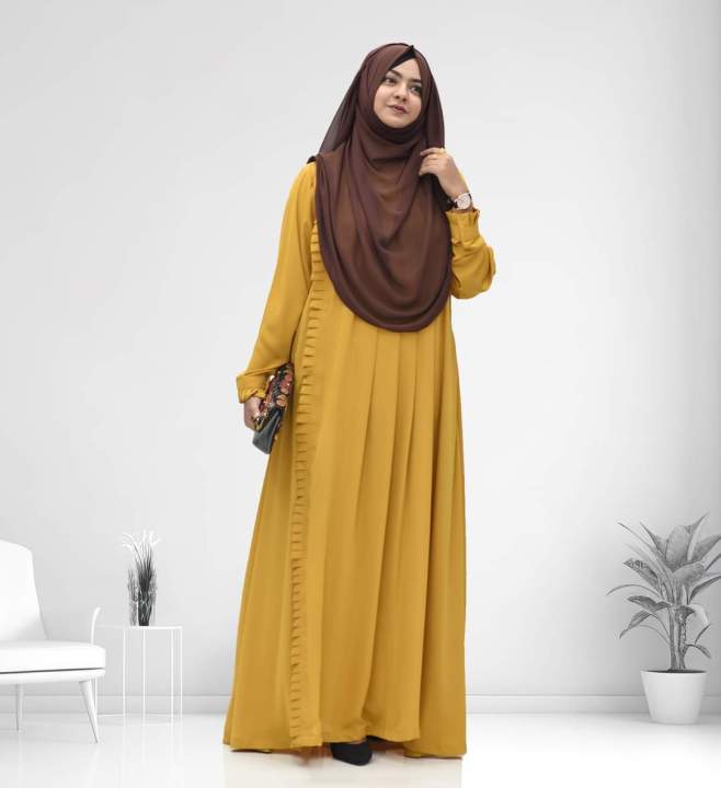 Kuchi kata borka collection Dubai cherry georgetta Febric without hijab ...