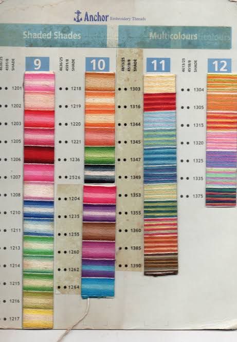 6 pc Anchor Embroidery thread (ghoshi) | Daraz.pk