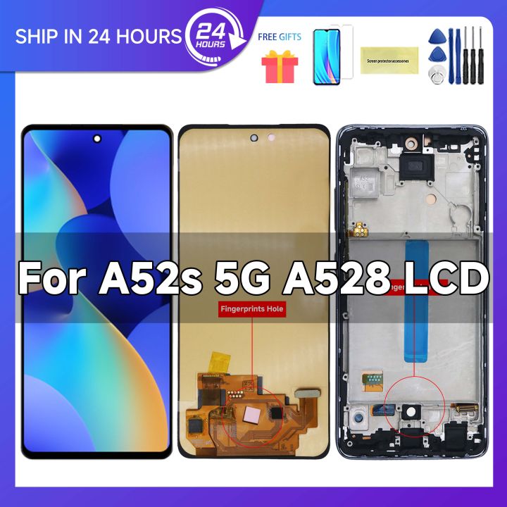 6.5" AMOLED / TFT For Samsung A52S 5G A528B A528B/DS LCD Display Touch ...