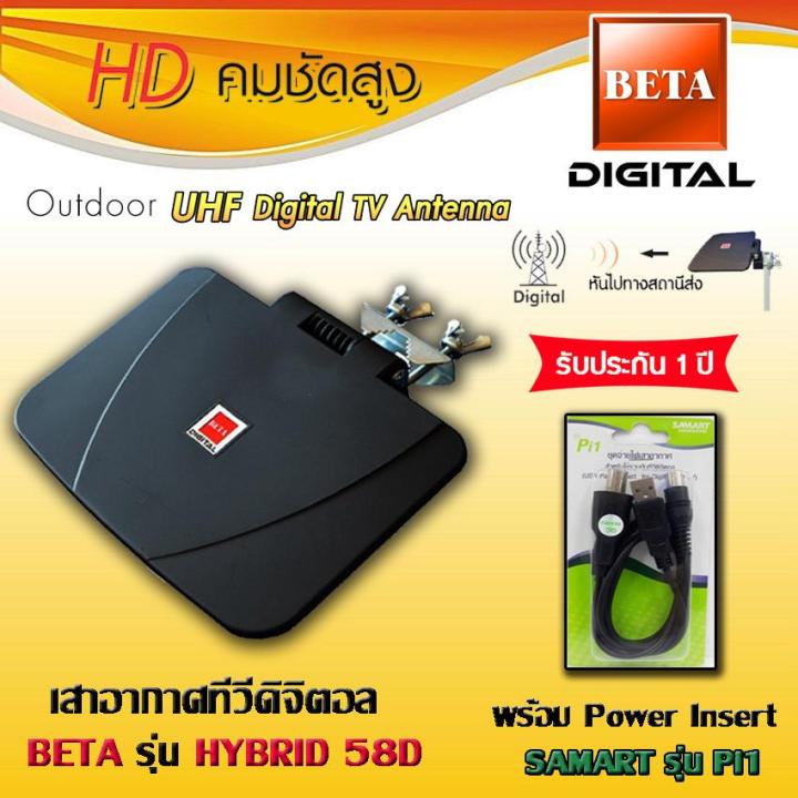 Hybrid 58D beta antenna kit with power insert Samart model PI1 storetex ...