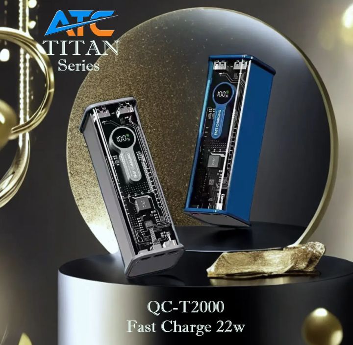 Unique Power Bank QC T2000 (20000 mAh) 22.5W fast charging and ...