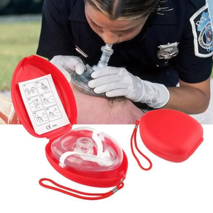 Car Rescue CPR Mask Emergency First Aid Masks Resuscitator One-Way ...