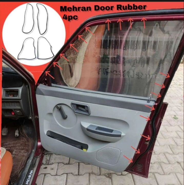 Mehran Door Rubber / Door sealing / gate rubber ( 4 ) pcs full set ...
