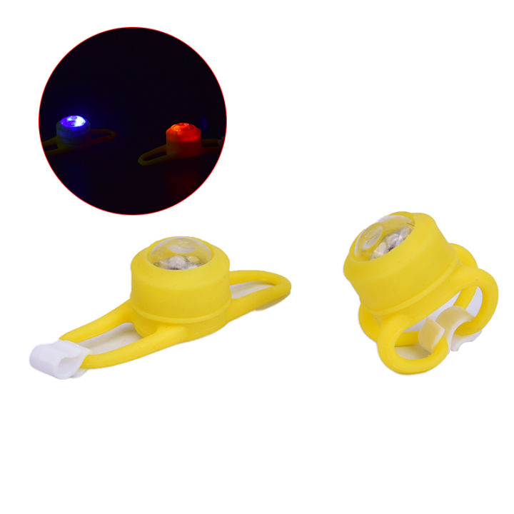 Colorful Bicycle Small Yellow LED Ring lights Bicycle Bell Road Bike ...