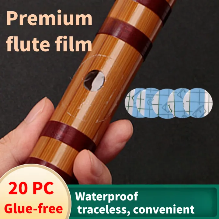 20 pieces of synthetic flute film self-adhesive polymer flute membrane ...