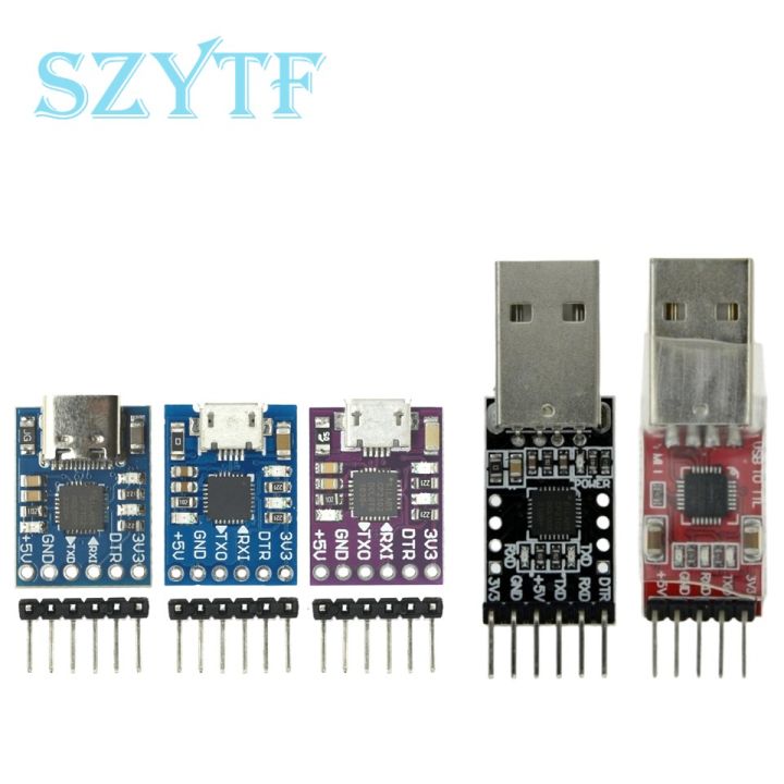 CP2102/CH9102 USB 2.0 to UART TTL 6/5PIN Connector Module Serial ...