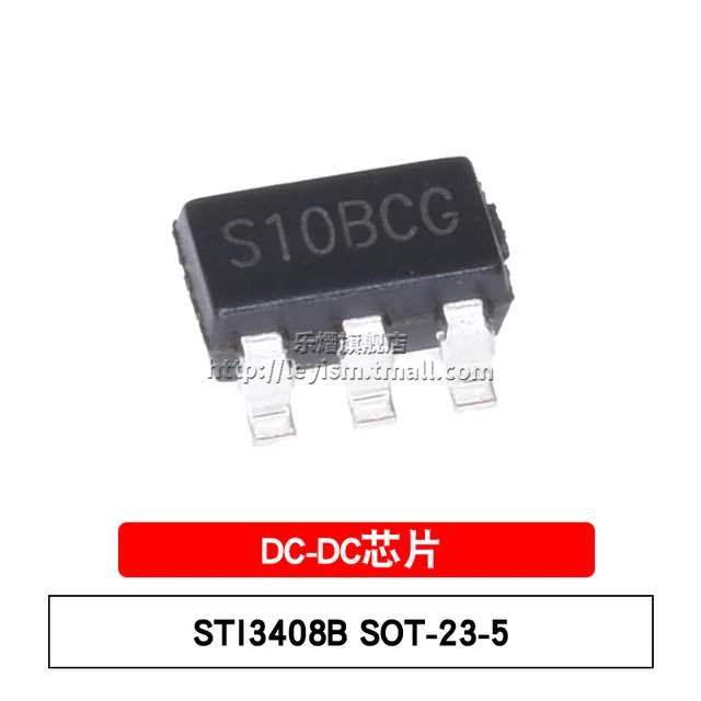DC-DC buck converter IC STI3408B SOT23-5 CHIP DC-DC 10 pc high ...