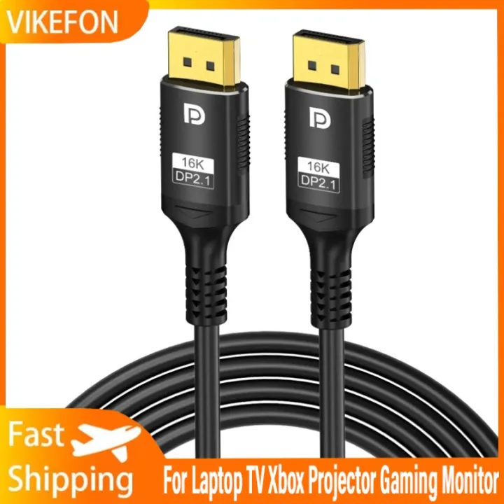 For Laptop TV Xbox Projector Gaming Monitor 16K DP 2.1 8K@120Hz 4K ...