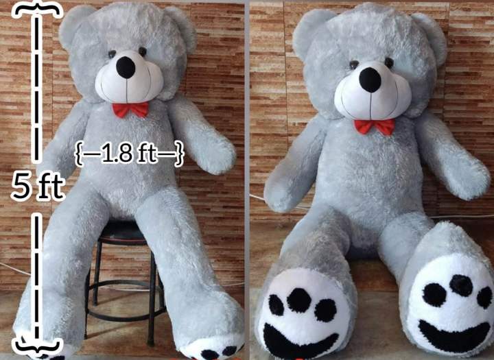 5 ft Large Teddy Bear Normal Fur Giant Teddy Bear 4 kg | Daraz.com.np