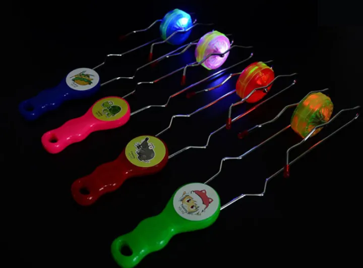 HOTTEST SALE Magnetic Gyro Wheel Magic Spinning LED Colorful Light Gyro ...