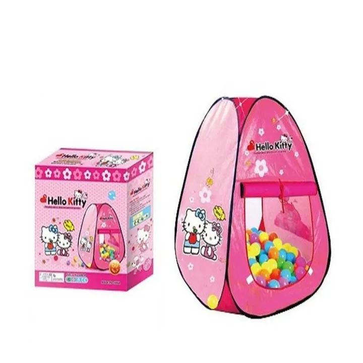 Hello Kitty Tent House with 50 Balls - Pink. | Daraz.com.bd