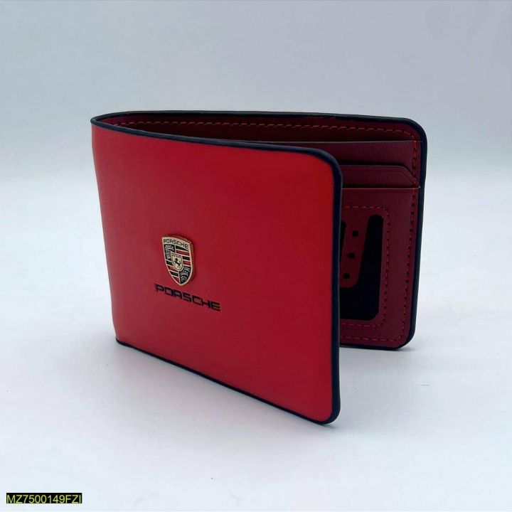PORSCHE Luxury Royal Red Men's Wallet | Daraz.pk