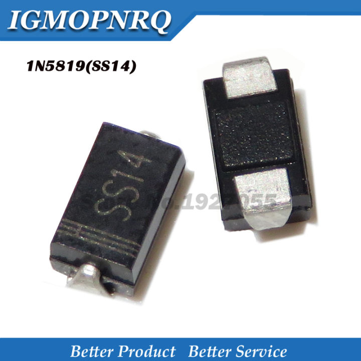 100PCS superior quality 1N5819 SMD IN5819 Rectifier Diodesma 1A 40V do ...