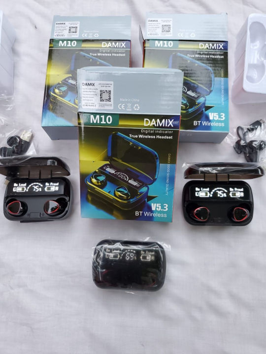 M10 Damix V 5.3 Bluetooth Wireless Headset | Daraz.pk