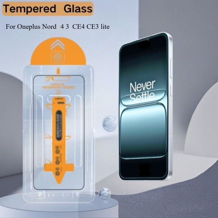 2Pcs One Click Easy Past Tempered Glass For Oneplus Nord 4 3 CE4 Lite ...
