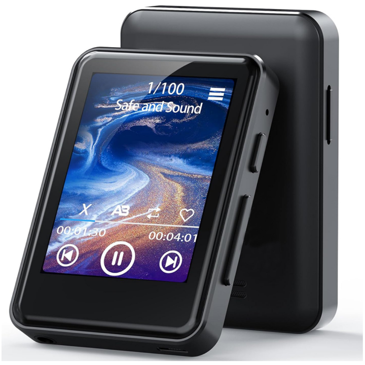 1.8-inch portable MP3 MP4 music player with Bluetooth 5.0 internal ...