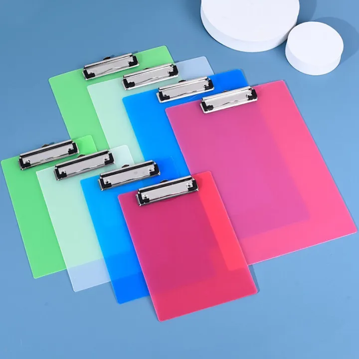 A4 plastic clip board clip, A5 writing pad clip board file clip ...