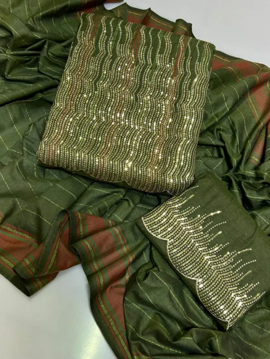 women 3pc Winter Collection unstitched | Daraz.pk