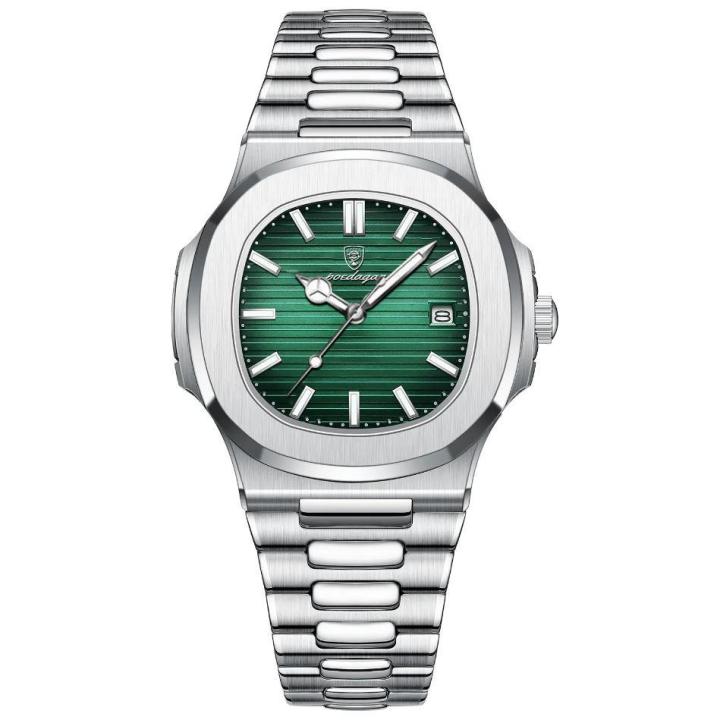 Poedagar 613 Luxury Business Quartz Watch for Men – Stainless Steel Design | Daraz.com.bd