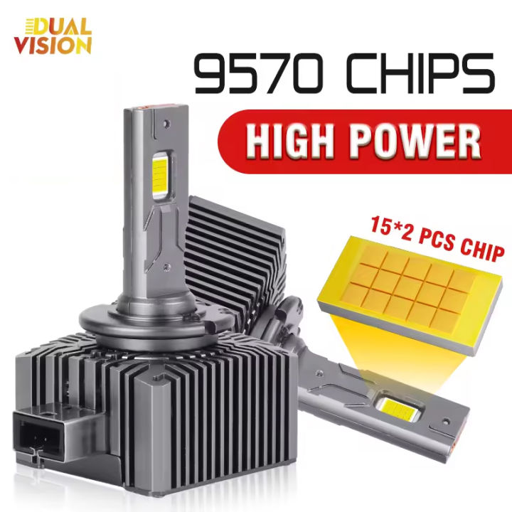 2x D3S LED D1S D2S D4S D5S D8S Led Car Headlights Canbus HID D1R D2R D3R D4R D5R D8R Bulb Plug ...