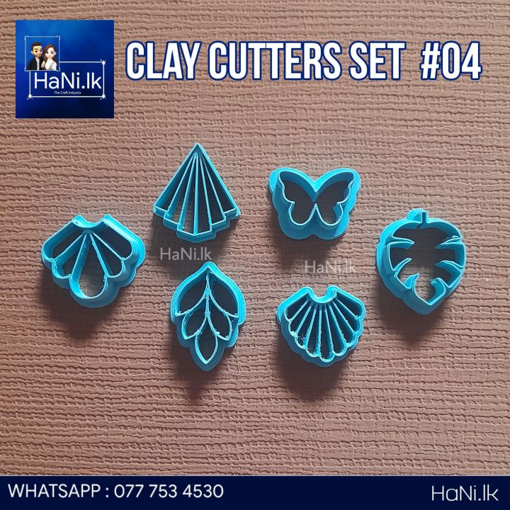 Polymer Clay Cutters Set (6pcs) | Daraz.lk