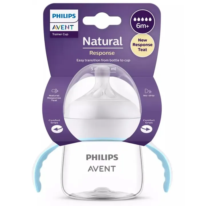 Philips Avent Natural Trainer Sippy Cup – 5oz, Soft Spout & Natural ...