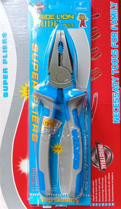 Pride Combination Plier 8" with Rubber Grip Handle | Daraz.pk