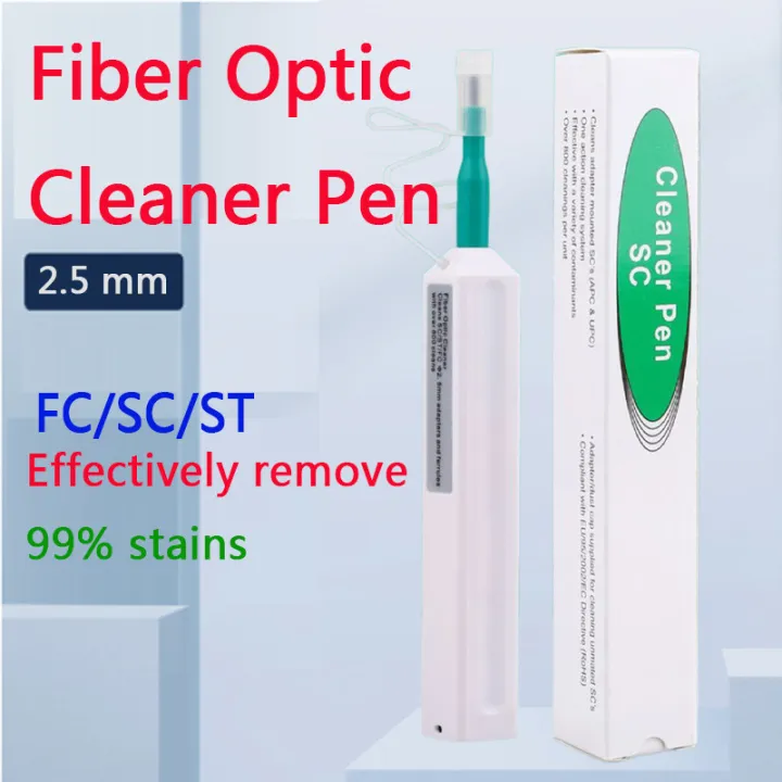 Fiber Optic Cleaner SC One Click Cleaner 2.5mm 1.25mm SC/ST/LC/FC ...
