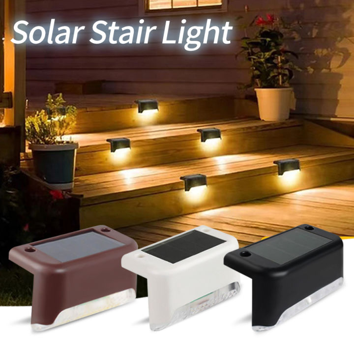 LED Solar Staircase Light Waterproof Passage Patio Courtyard Guardrail ...
