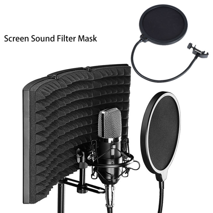 Mic Shield For Speaking Recording Accessories Double Layer Studio ...