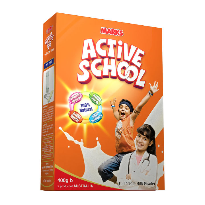 MARKS Active School Milk Powder 400gm | Daraz.com.bd