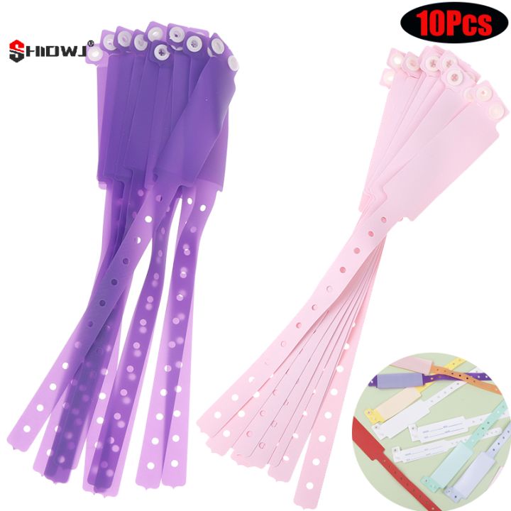 10Pcs Disposable Waterproof Plastic Wristband Handwritten Identity ...