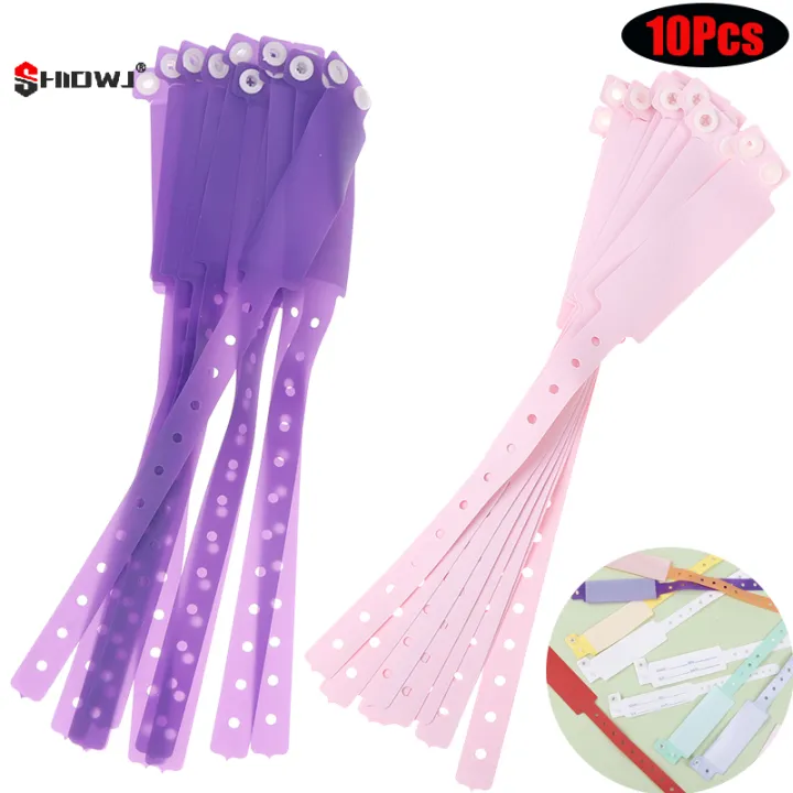 10Pcs Disposable Waterproof Plastic Wristband Handwritten Identity ...