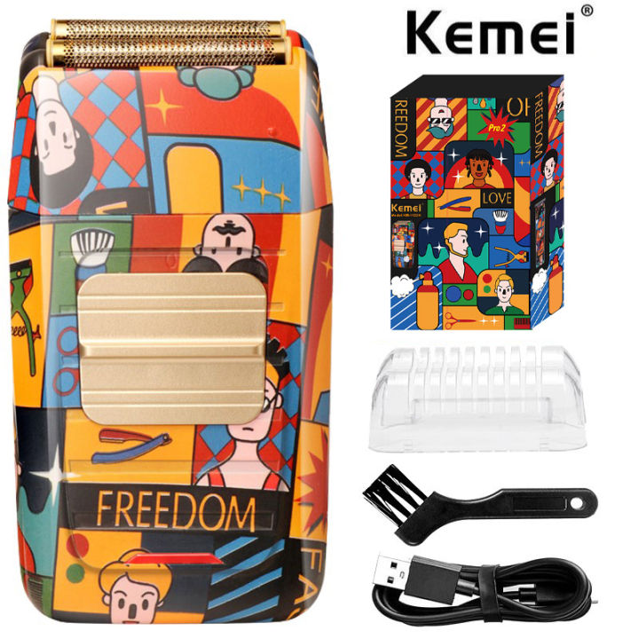 Kemei 1102H Powerful Rechargeable Hair Shaver Electric Bald Head ...