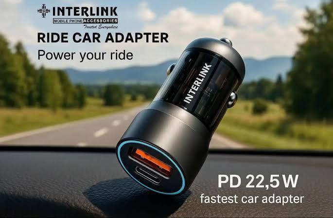 Interlink PD 22.5W Ride Car Charger with Extra USB Port Type C 3.0 ...
