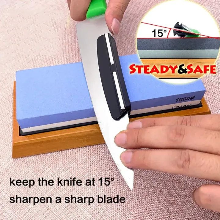 15 Degrees Knife Sharpener Angle Guide Sharpening Stone Fixed Angle ...