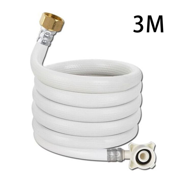 Automatic washing machine inlet pipe 3 meter x 1/2 brass nut direct ...