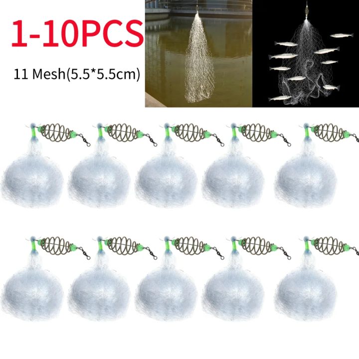 Fishing Net Explosion Fish Hook Spring Trap Luminous Fishnet Rigs ...