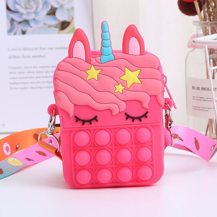 Popit bag Single Shoulder Bag Messenger Bag, Bubble Press Cartoon ...