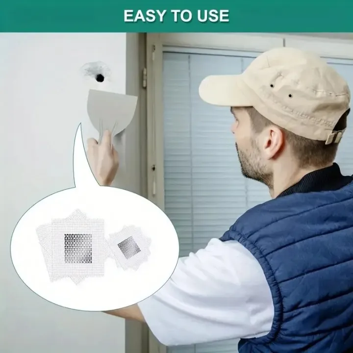 Mesh Wall Repair Patch Adhesive Fix Net Drywall Hole Ceiling Plaster ...