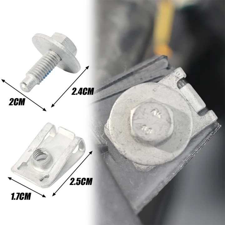 M6 Car Engine Underguard Chassis Screws Hex Head Bolt with Washer ...