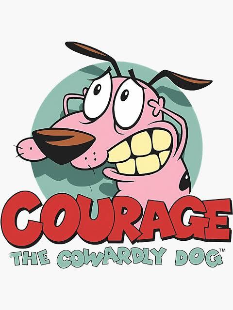 Courage The Cowardly Dog unique and aesthetic stickers for kids toys ...