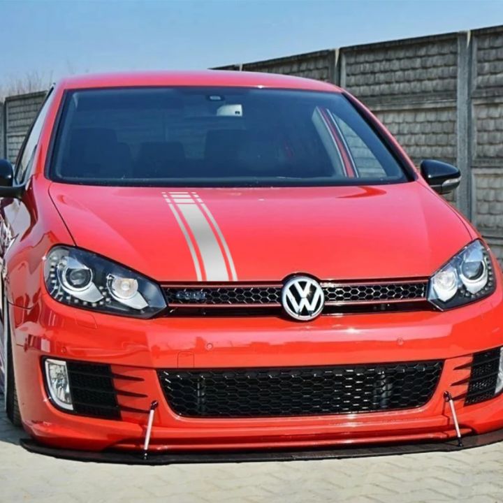 Car Hood Racing Style Sticker For Volkswagen VW Golf 8 7 5 6 R GTI MK8 ...