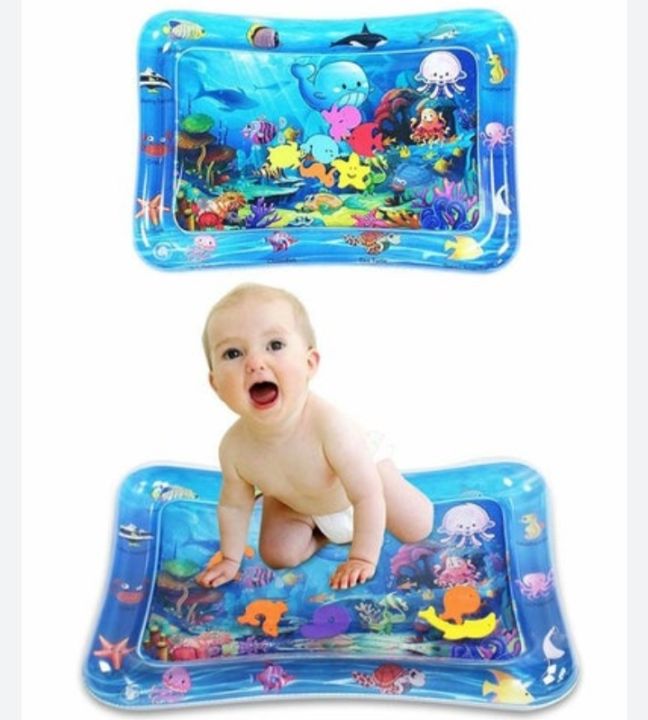 Baby Water Play Mat for Kids, Tummy Time Inflatable Water Play Leak ...