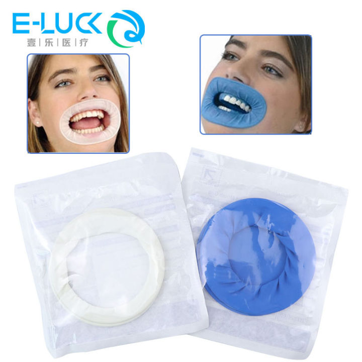 1pc Dental Rubber Dam Mouth Opener O Shape Disposable Rubber Sterile ...