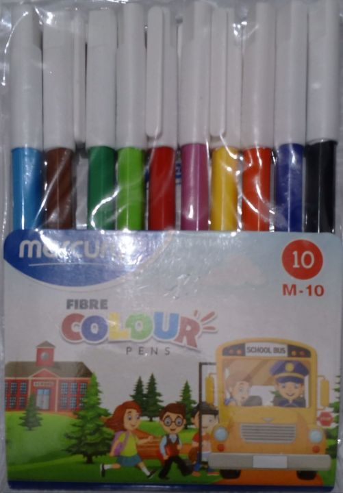 Mercury Fiber Color Marker Set, Colour Marker Set, Painting Marker ...